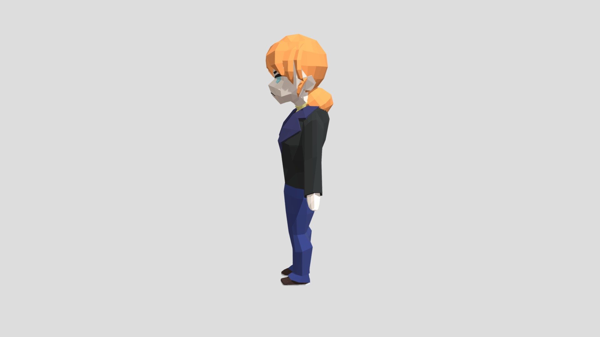 Low Poly Girl - 3D model by lrh.artworks [85bc014] - Sketchfab