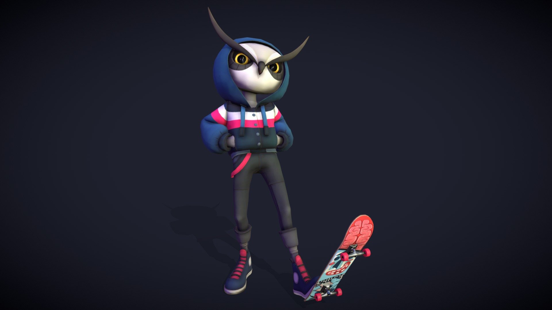 Here comes Rico! - 3D model (Blue version) - 3D model by Leja Pelc ...