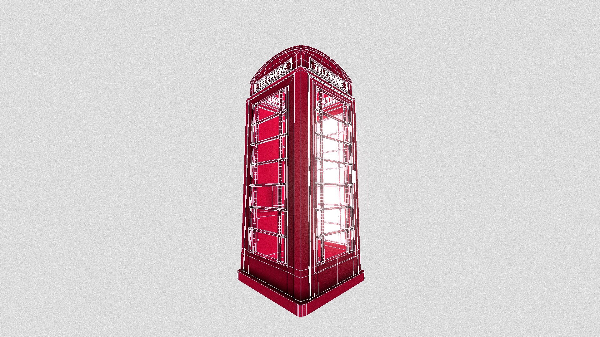 Telephone_box - Download Free 3D model by Pavard [85bcca4] - Sketchfab