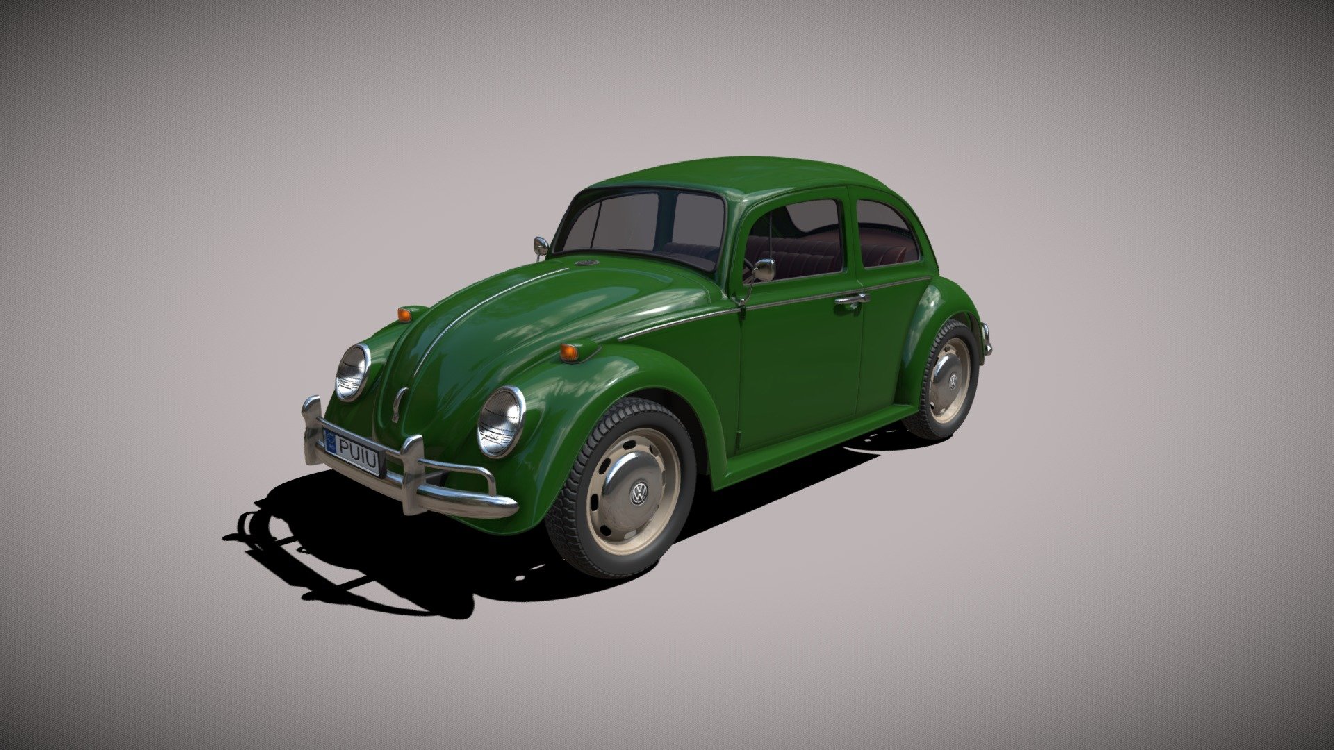VW BETTLE - 3D model by Puiu Nicolae (@PuiuNicolae) [85bd6d6] - Sketchfab