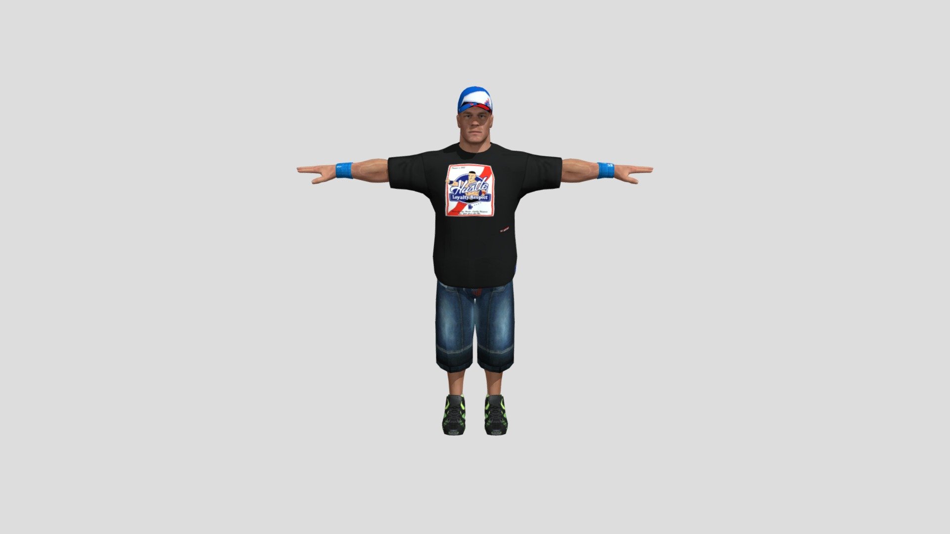 wwe 2k17 John Cena - Download Free 3D model by dallas.wilkerson ...