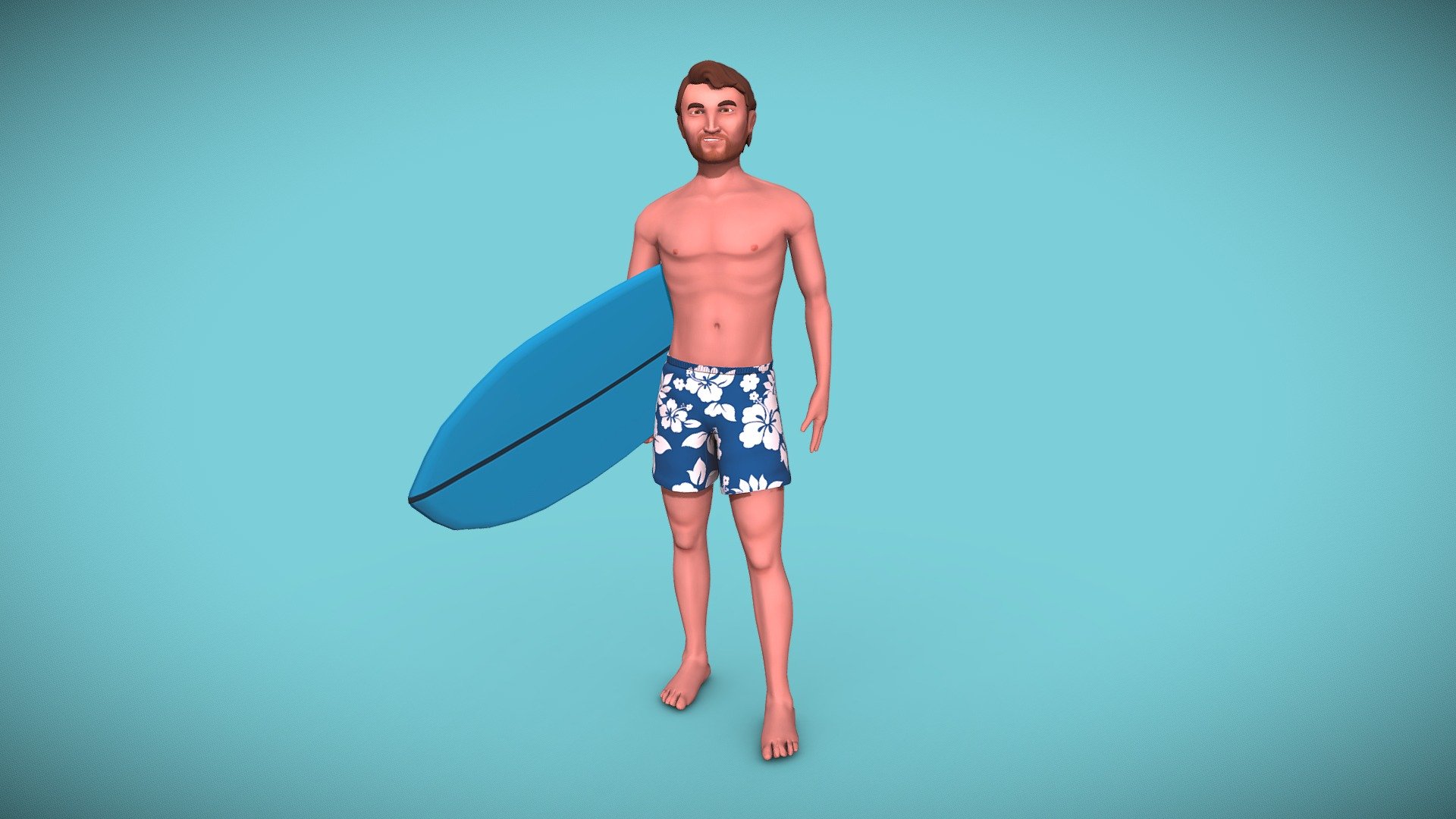 Ross Surf - 3D model by Sebastian Valla (@sebastianvalla) [85be667 ...