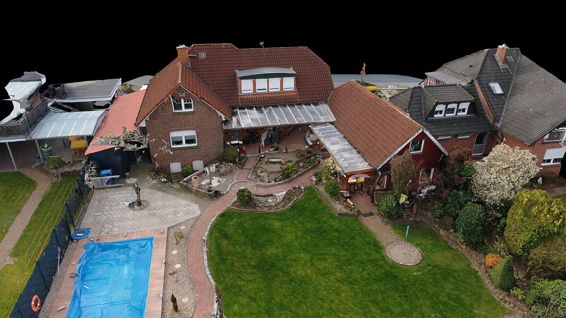 Residential Building - 3D model by Burki (@skburki) [85bf088] - Sketchfab