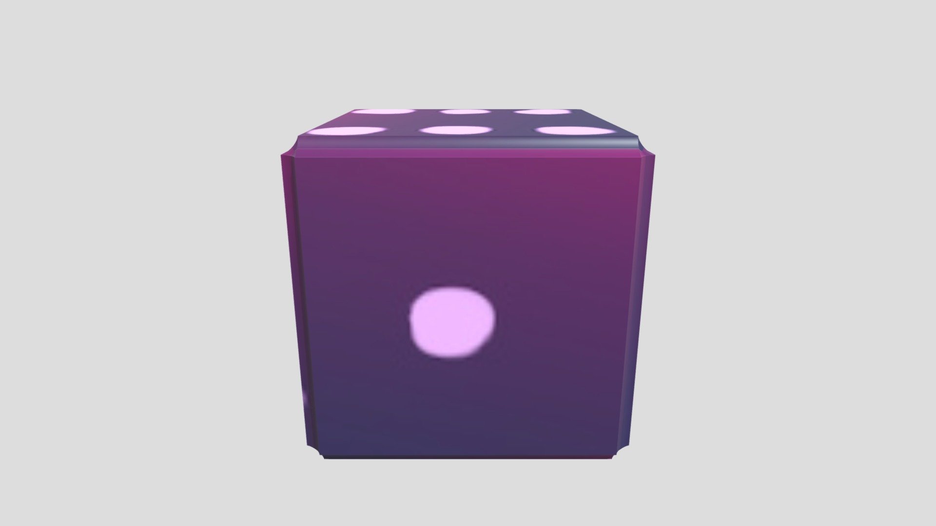 Dice purple - Download Free 3D model by dkarpov [85bf7e4] - Sketchfab