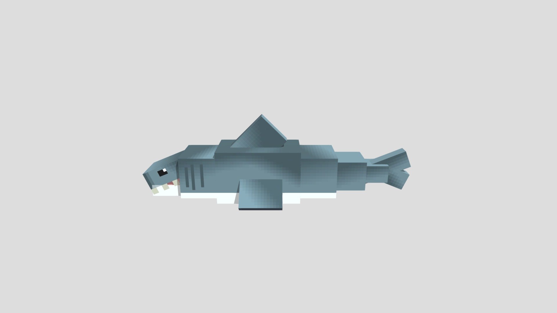 Tiger Shark Minecraft - Download Free 3D model by poxy (@floresponchito ...