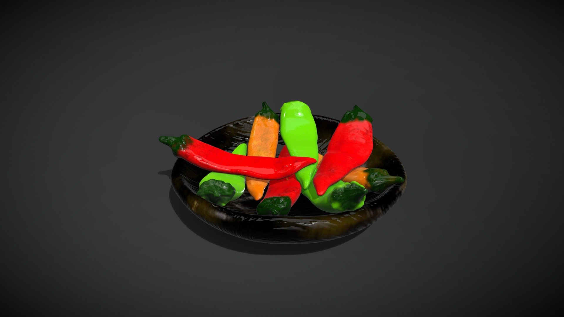 Peppers - Download Free 3D model by TeeKeeuS [85c44fc] - Sketchfab