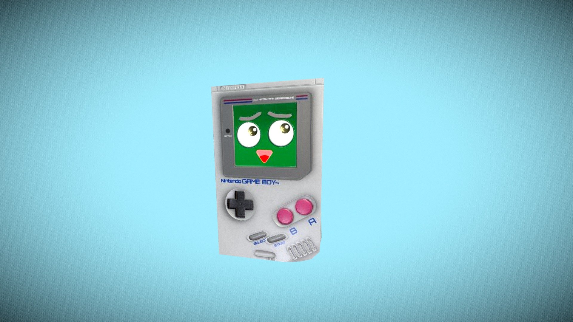 Alfred, the Mascot Gameboy of Hiuuugs - 3D model by AoBlue_Moon (@Blue ...