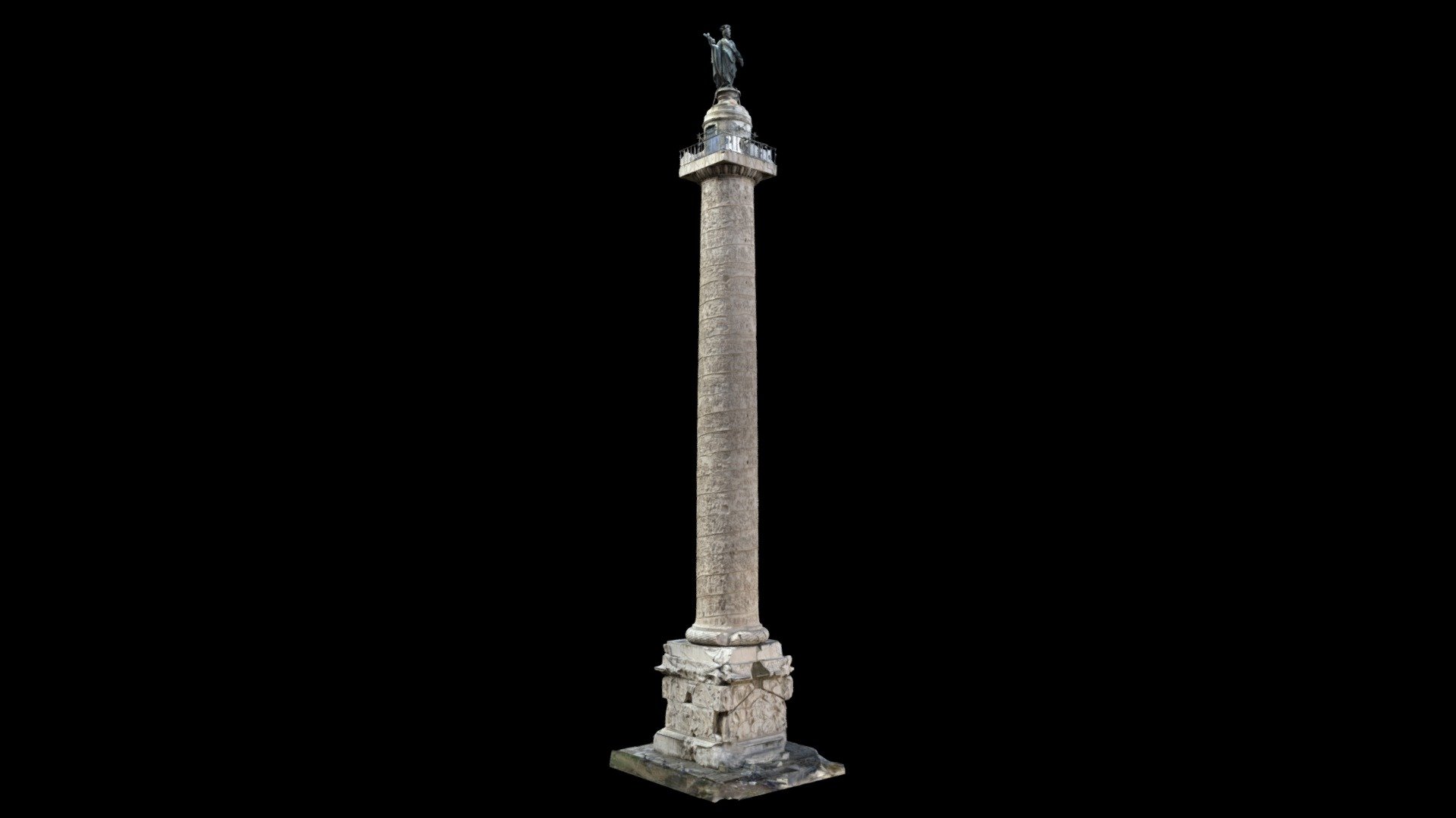 Trajan's Column (Colonna Traiana) - 3D model by Matthew Brennan ...