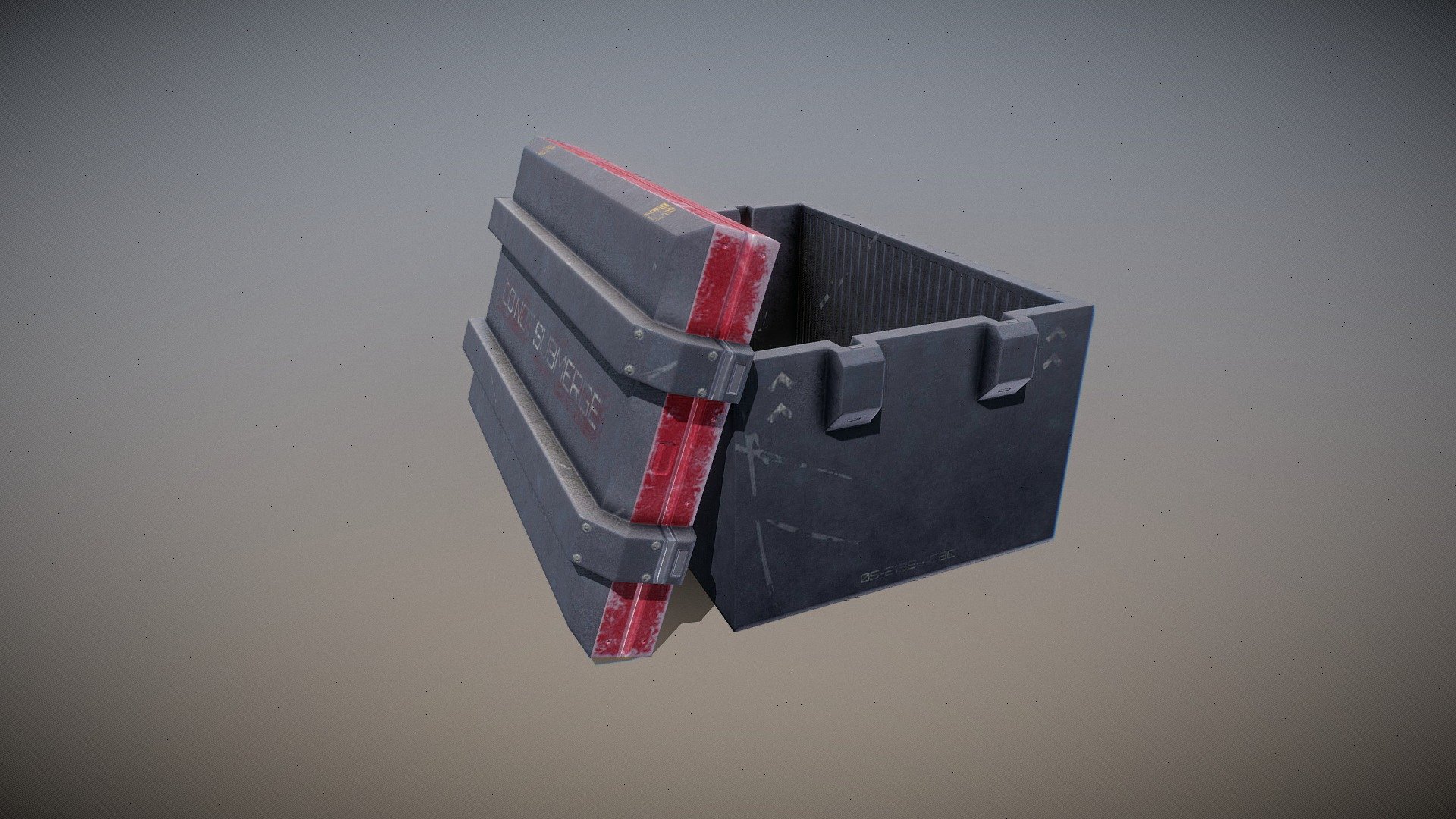 Sci-Fi Crate - 3D model by Crawford Wescott (@crawford_wescott ...