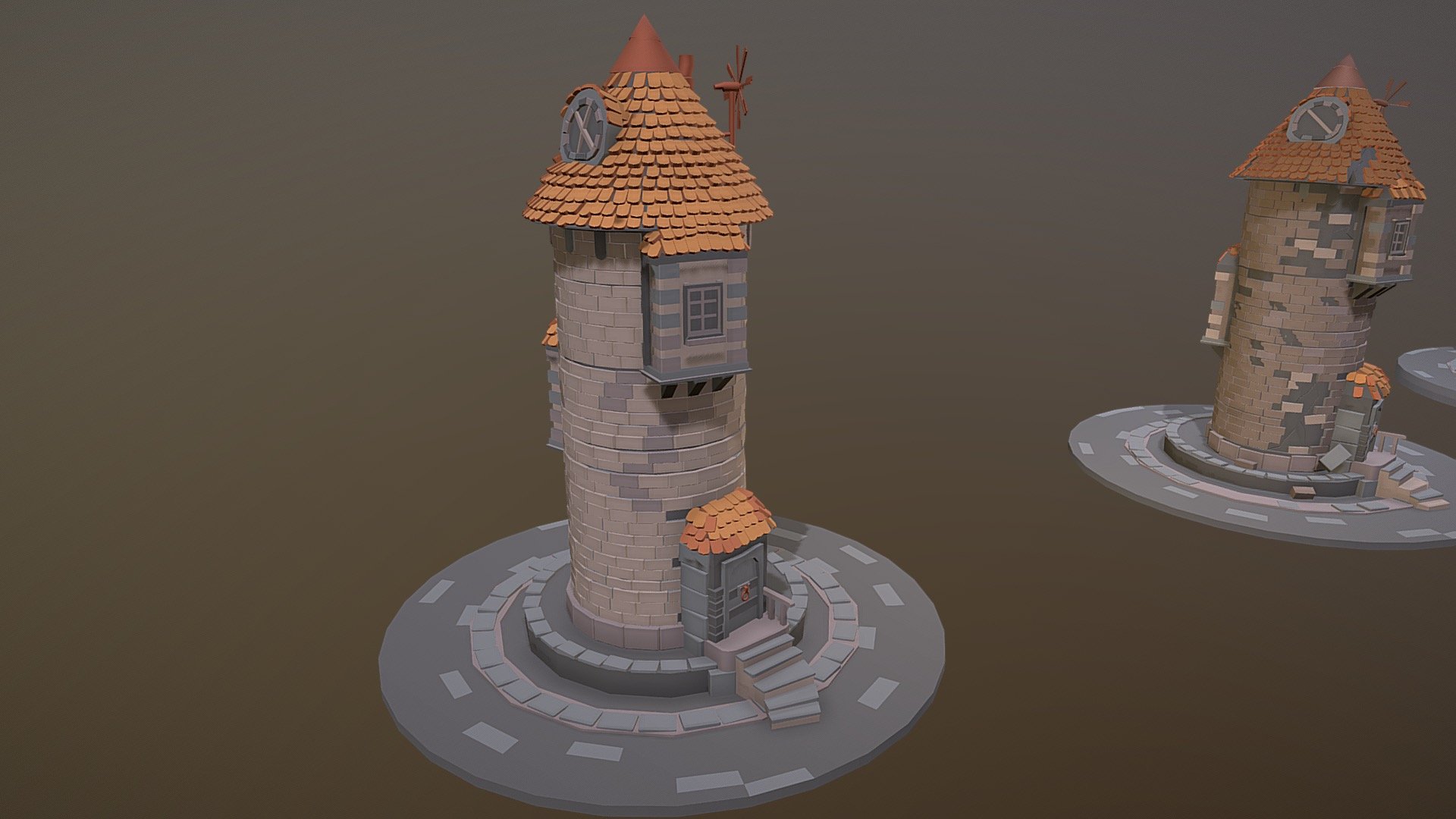 Towers (HW 7, XYZ School) - Download Free 3D model by GRVKiN [85cac06 ...