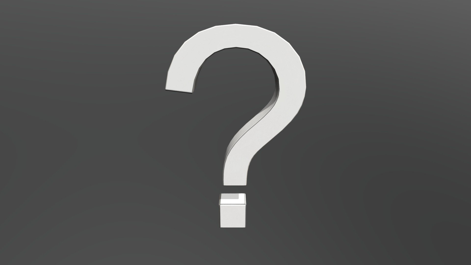 Questionmark - Download Free 3D model by yaocheng (@yaocheng) [85cb01e] - Sketchfab
