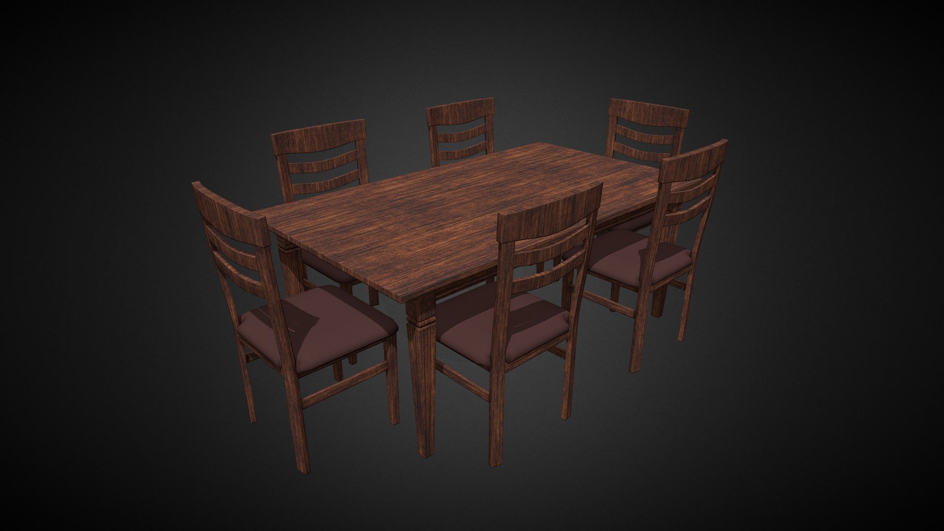 Chairs and table - 3D model by NikiYani [85cb0d3] - Sketchfab