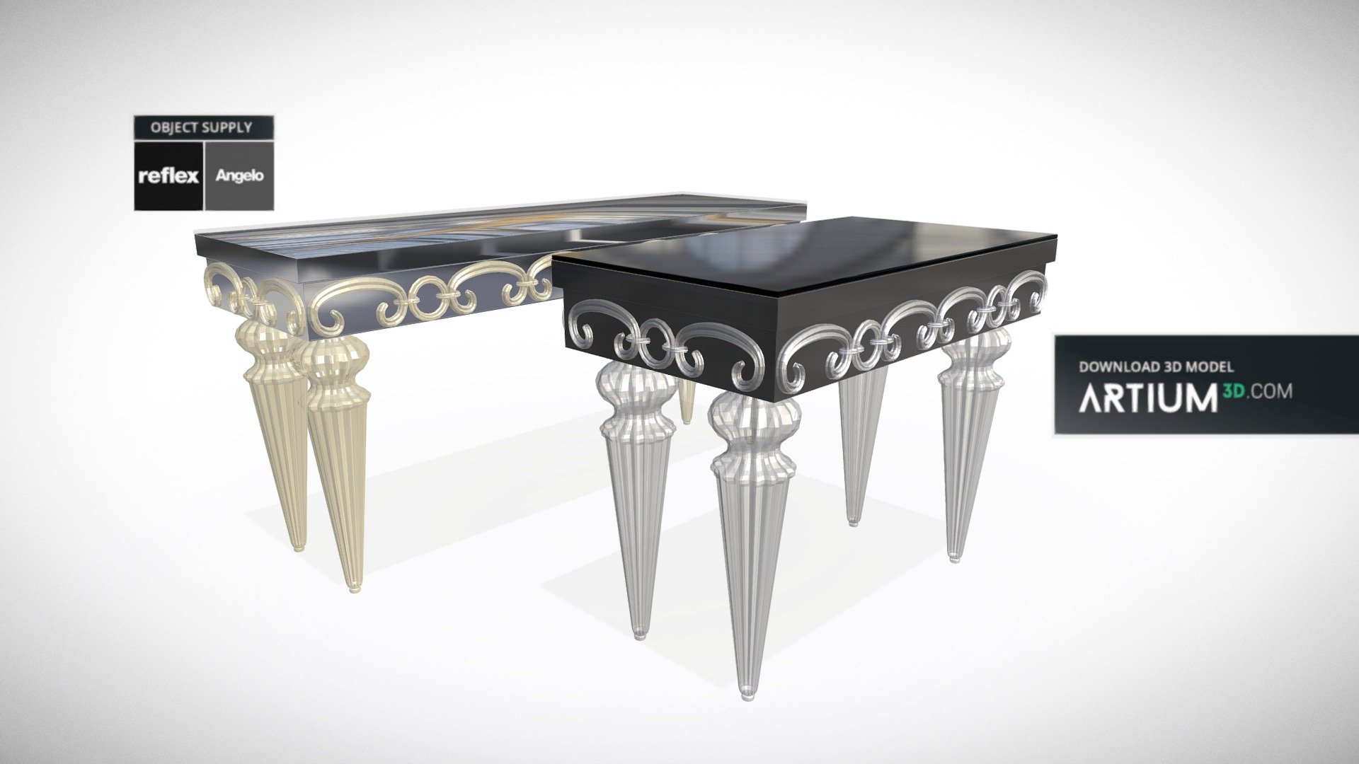 Console Casanova mobile from Reflex Angelo - Buy Royalty Free 3D model by ARTIUM3D [85cbb6d ...