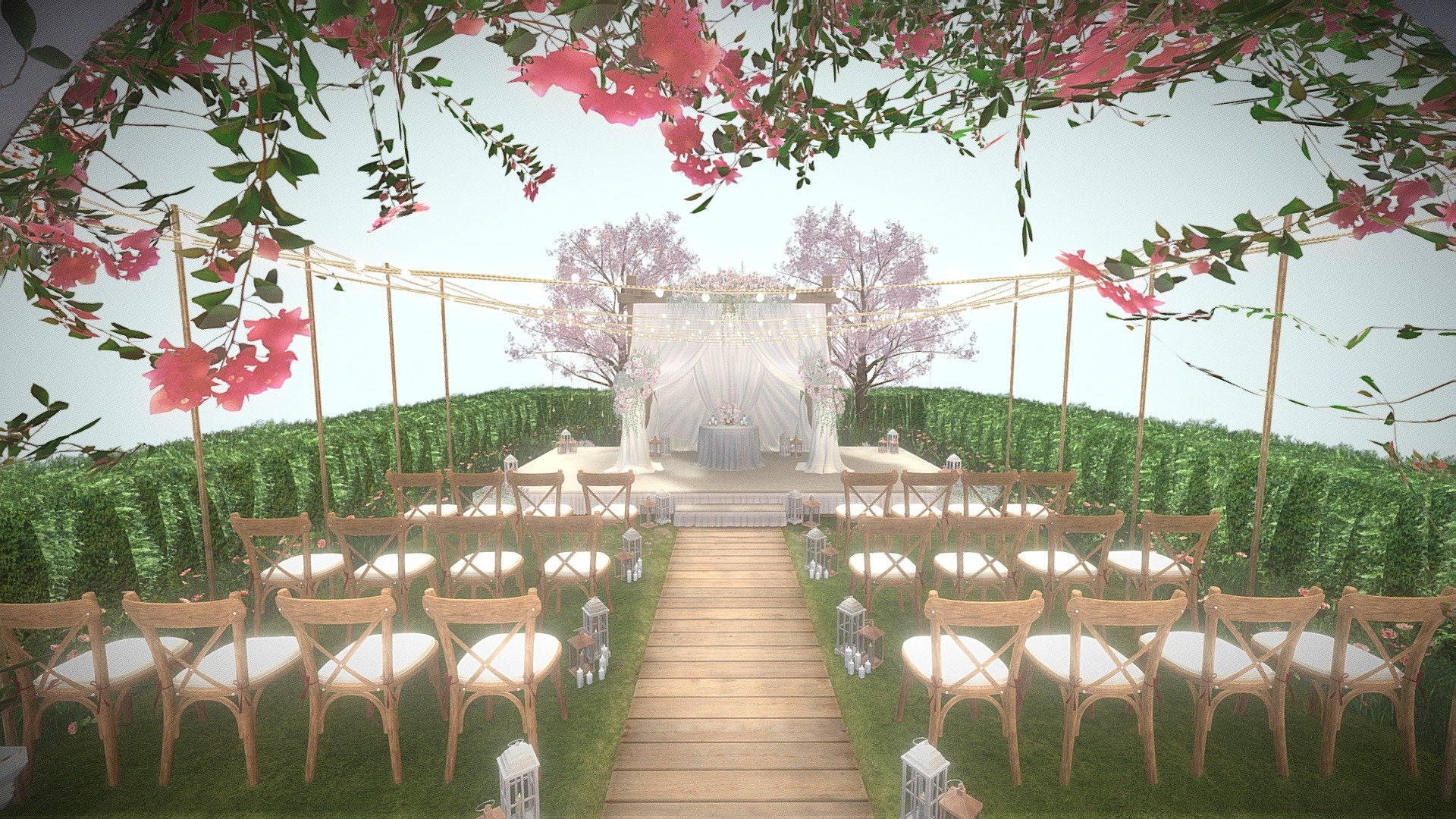Wedding place - 3D model by Mostafa Ebrahim (@mostafaebrahiem1998 ...