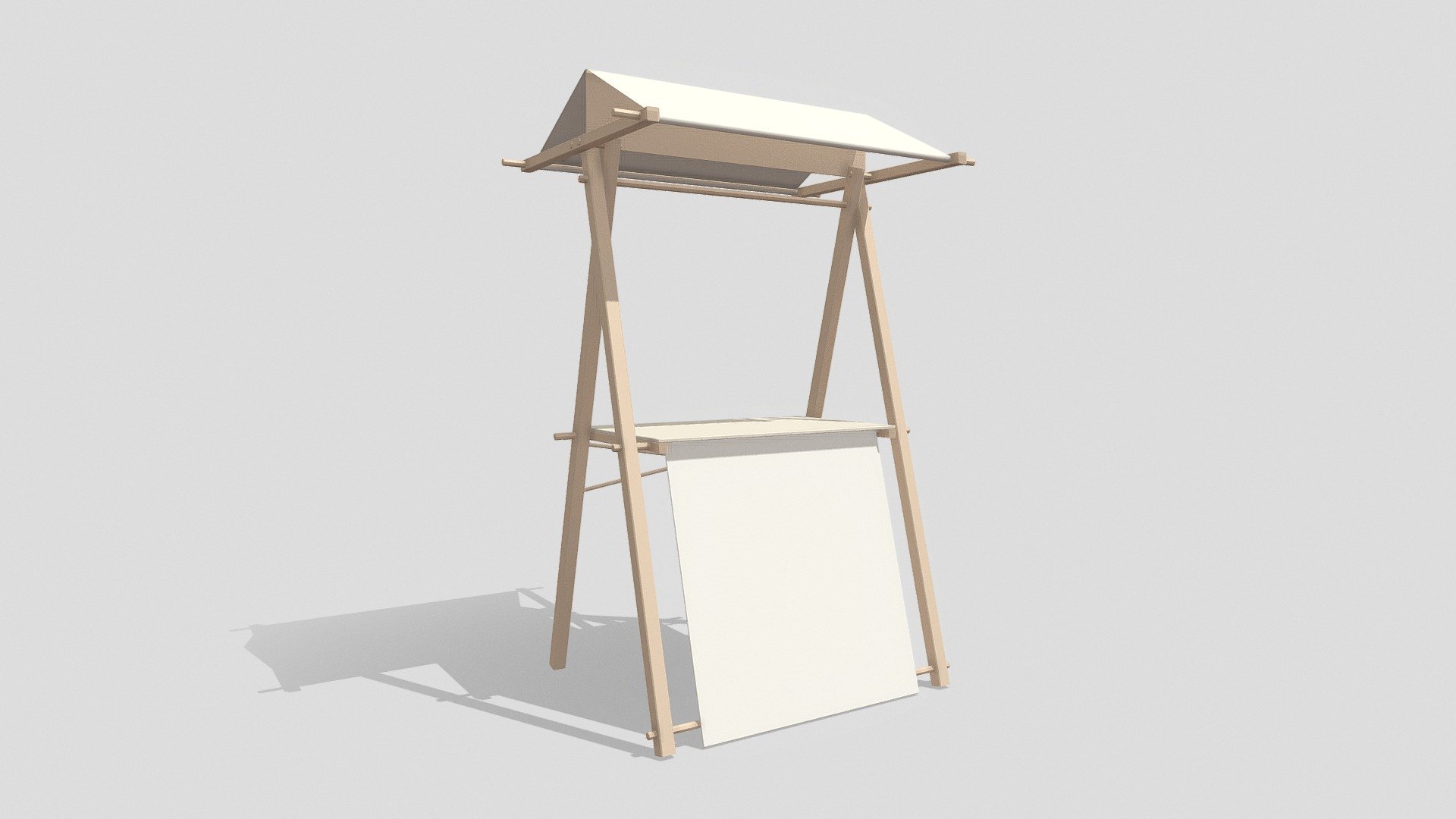 Vendor Display Stand - Buy Royalty Free 3D model by CGBee (@cg.bee ...