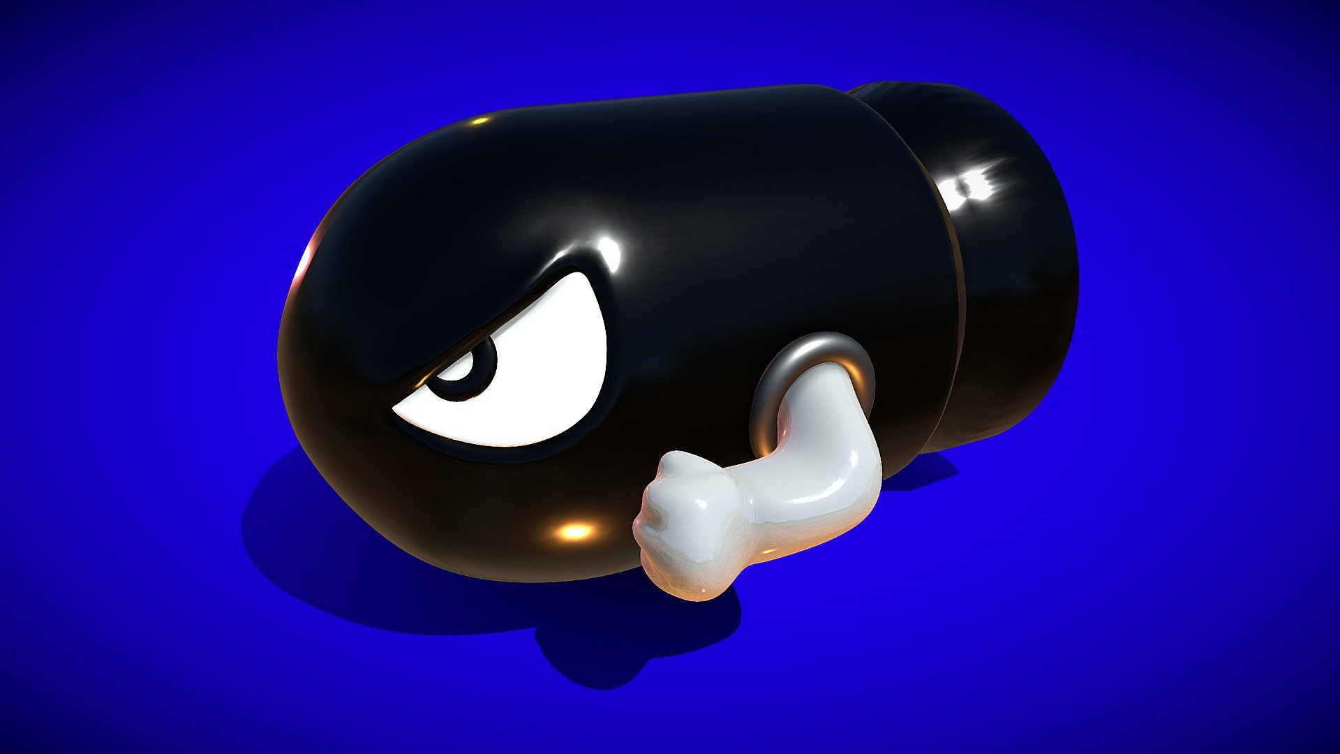 Bullet Bill of Mario - Buy Royalty Free 3D model by Gabriel Diego ...