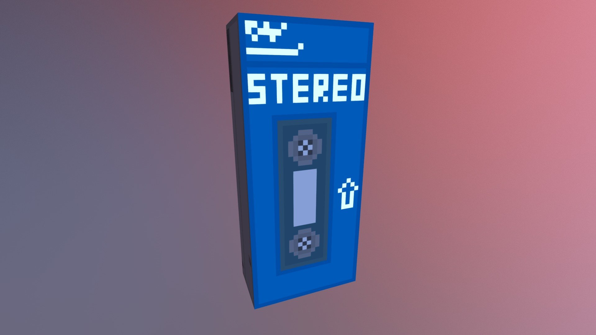 Pixel Walkman - 3D model by Julian DeHerrera (@JulianDeHerrera ...