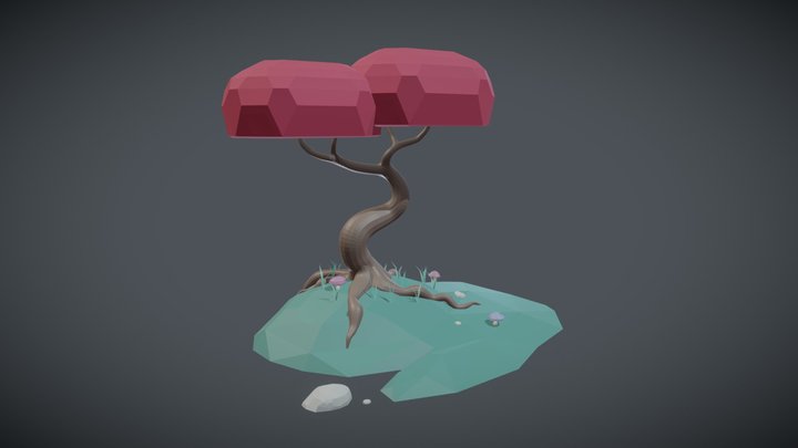 Low-poly-tree 3D models - Sketchfab