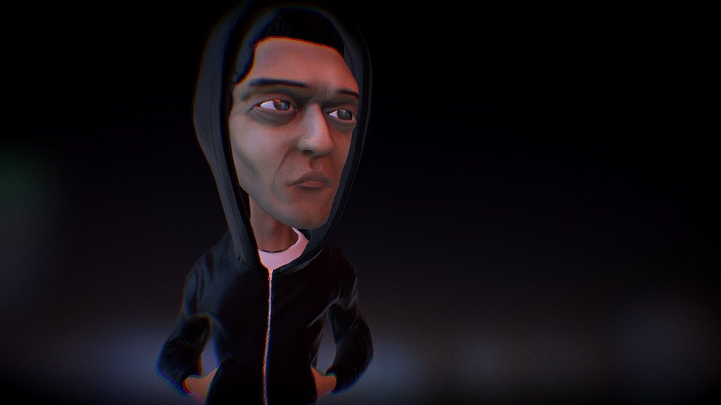 Mr. Robot Fan Art - 3D model by yapasddfgg [85cfa58] - Sketchfab