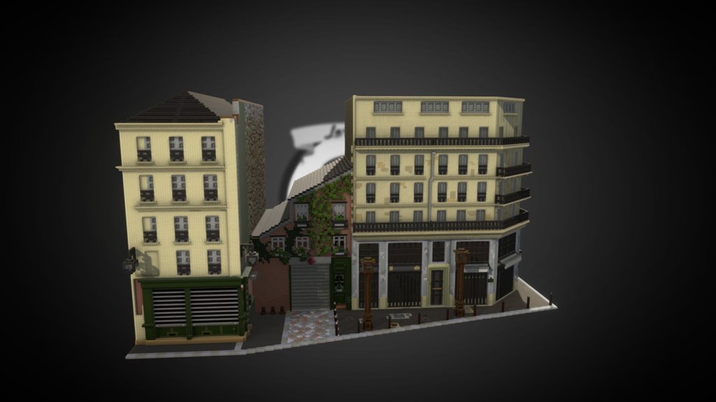 Sketchfab HQ - Paris - 3D model by Lordblockmc [85cfc1c] - Sketchfab