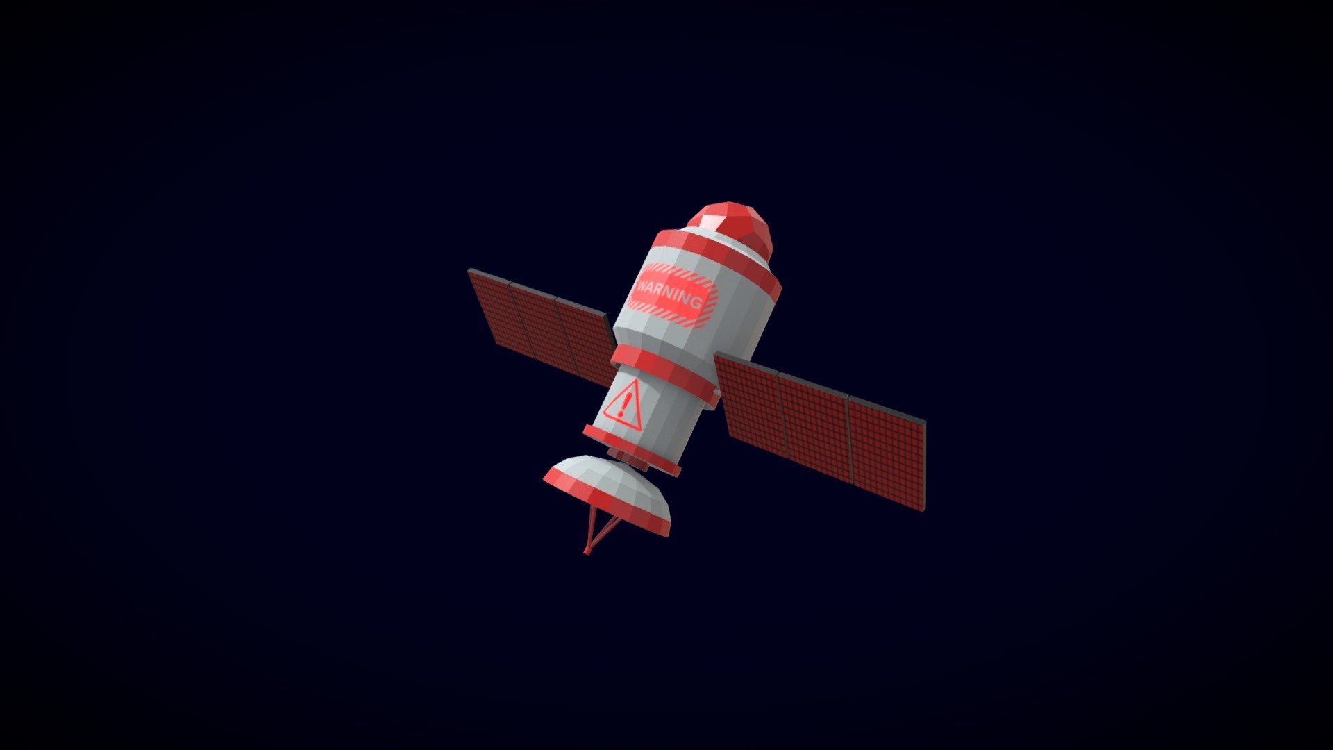 Low Poly Satellite - 3D model by Diego Franco (@fardarkside.99 ...