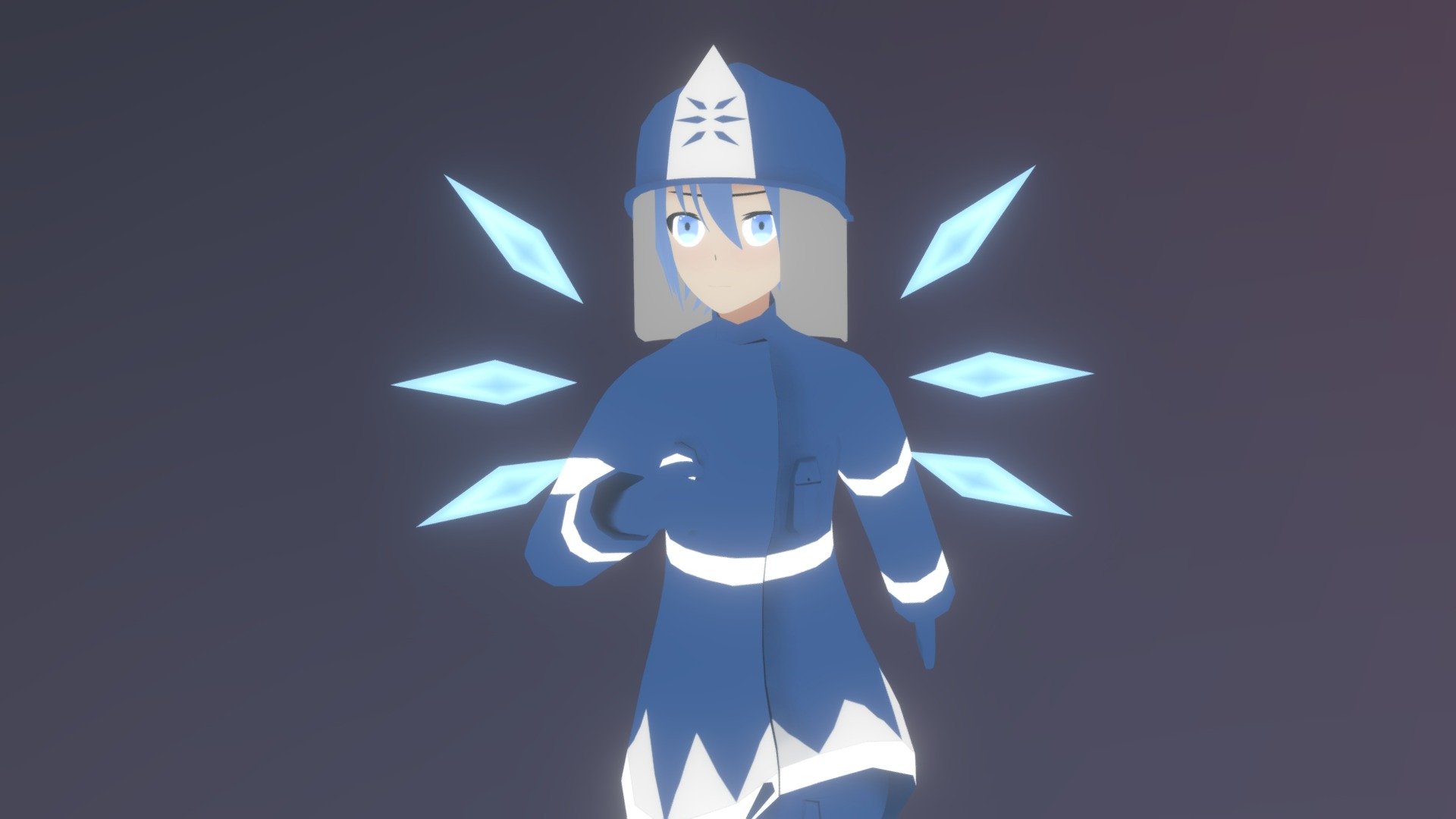 Cirno Firefighter (Touhou) - Download Free 3D model by ovROG [85d4203 ...