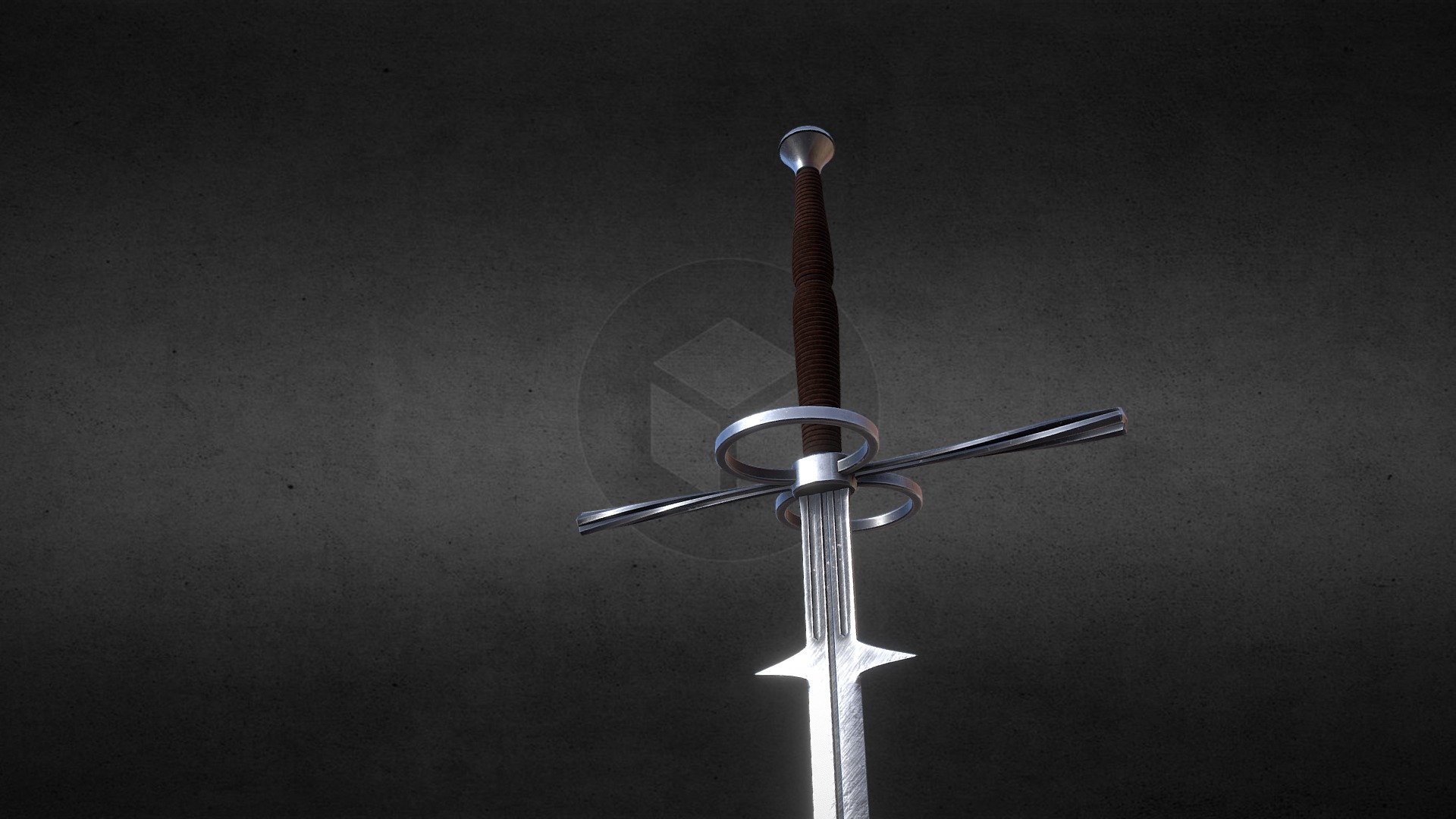 Zweihander - 3D model by Andrey_Ponomarenko [85d46a5] - Sketchfab