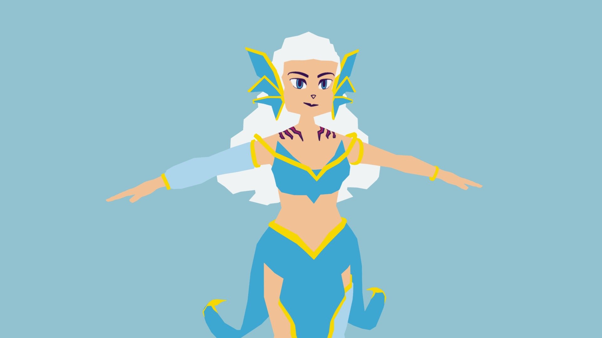 Lyn Water Character - 3D model by sottel [85d5d26] - Sketchfab