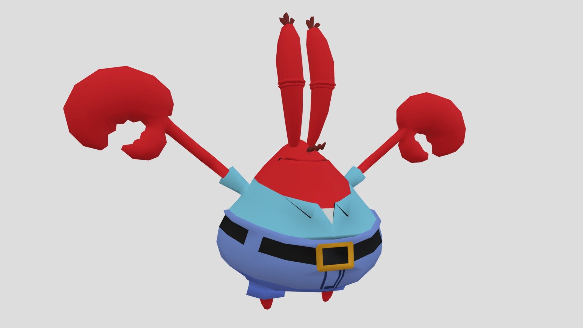 Wii Atlantis SquarePantis - Mr.Krabs - Download Free 3D model by SMF ...