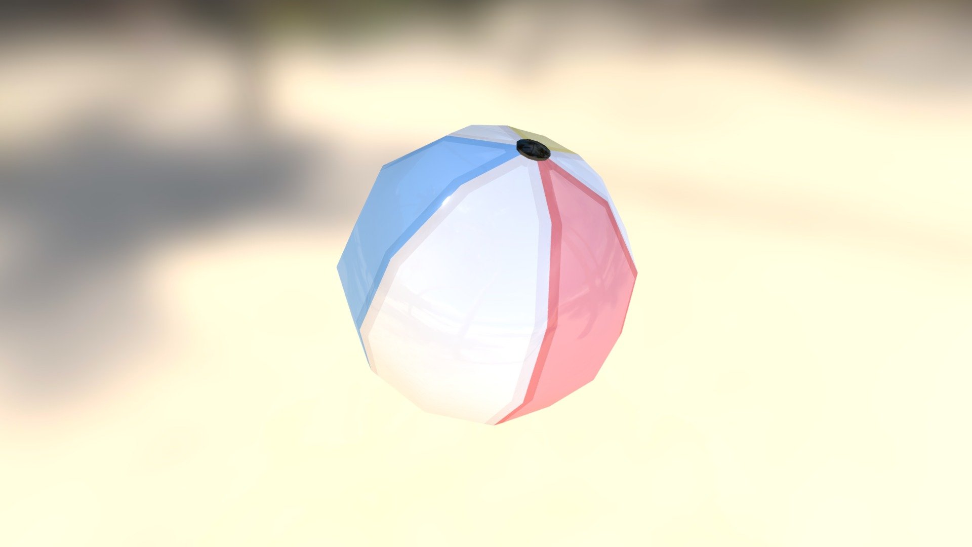 Beach Ball - 3D model by aaronligthart [85d67ce] - Sketchfab