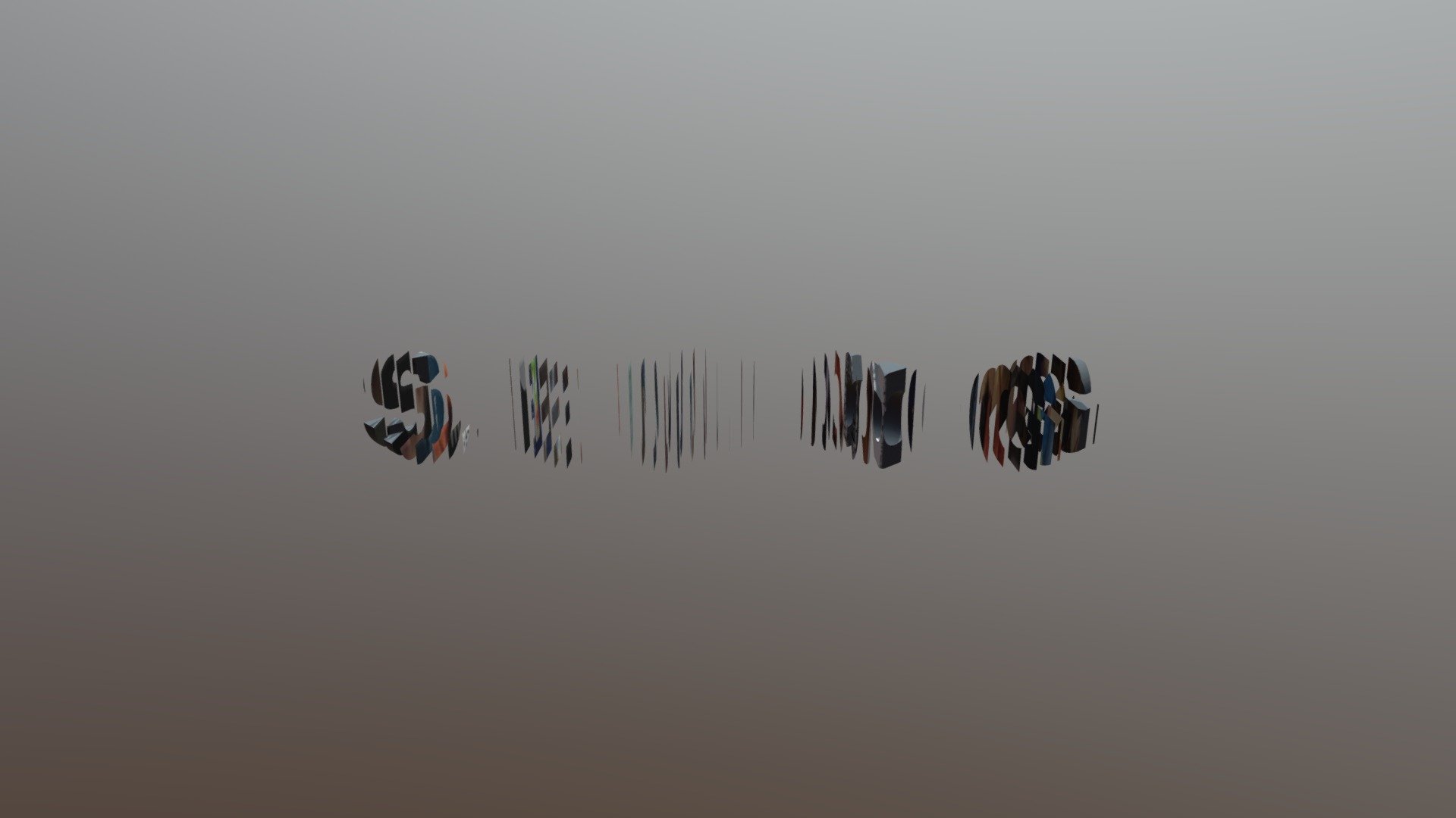 SIMON L TYPOGRAPHY SLICE DOUBLE VIEW - 3D model by digitalxpression ...