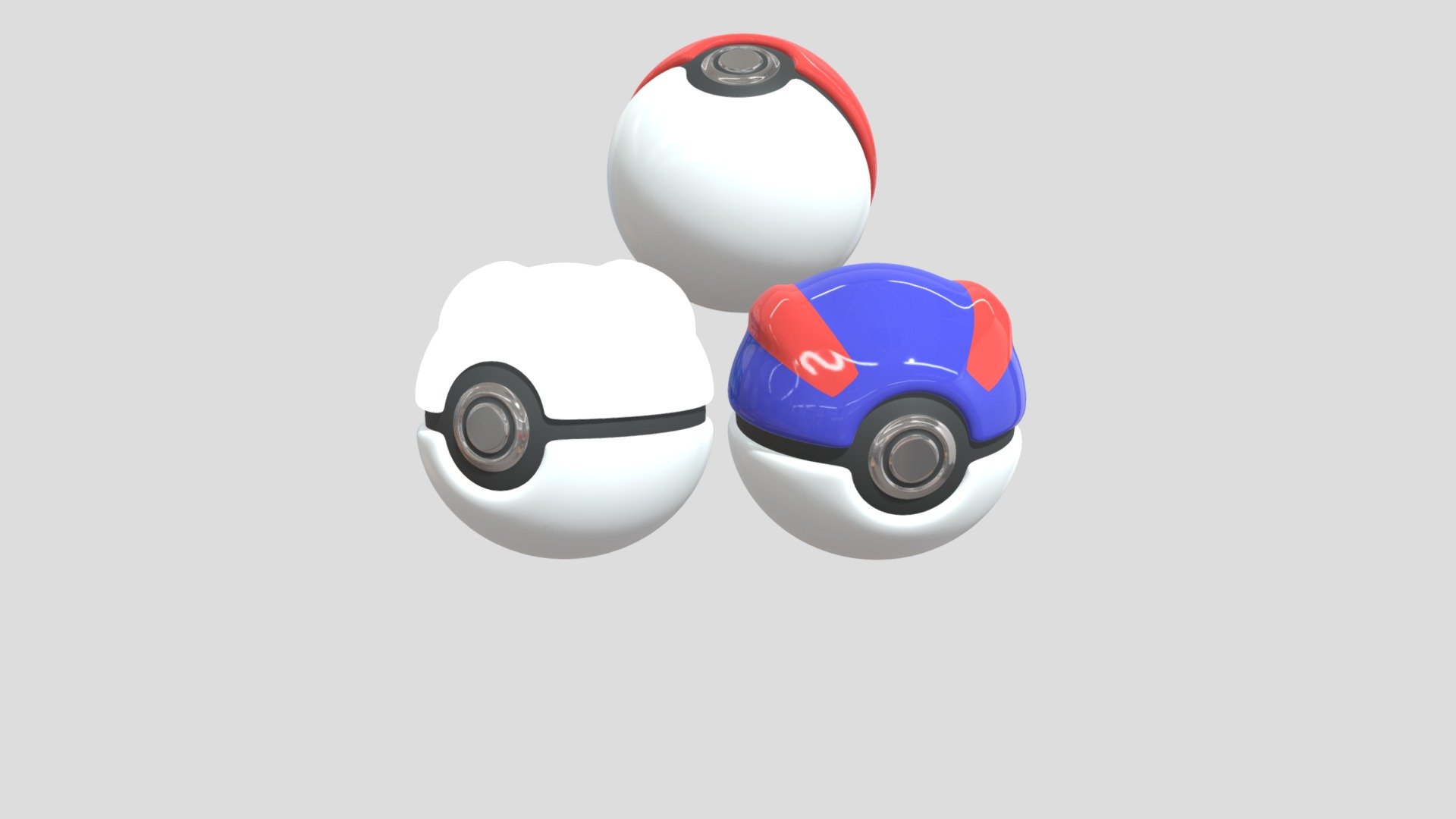 Pokeball - 3D model by Vitor Santos (@vitor_santos93) [85ded8c] - Sketchfab