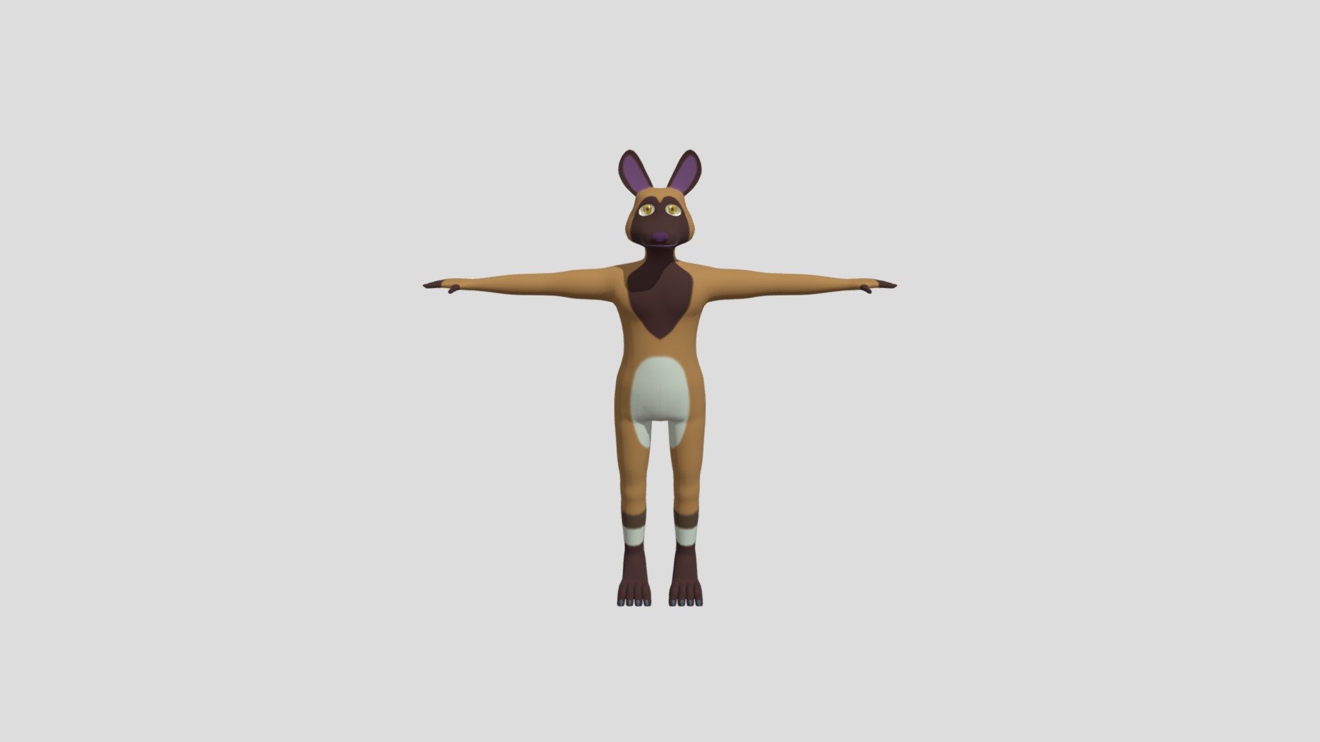 Wild Dog Character model - Download Free 3D model by Turmoillion ...