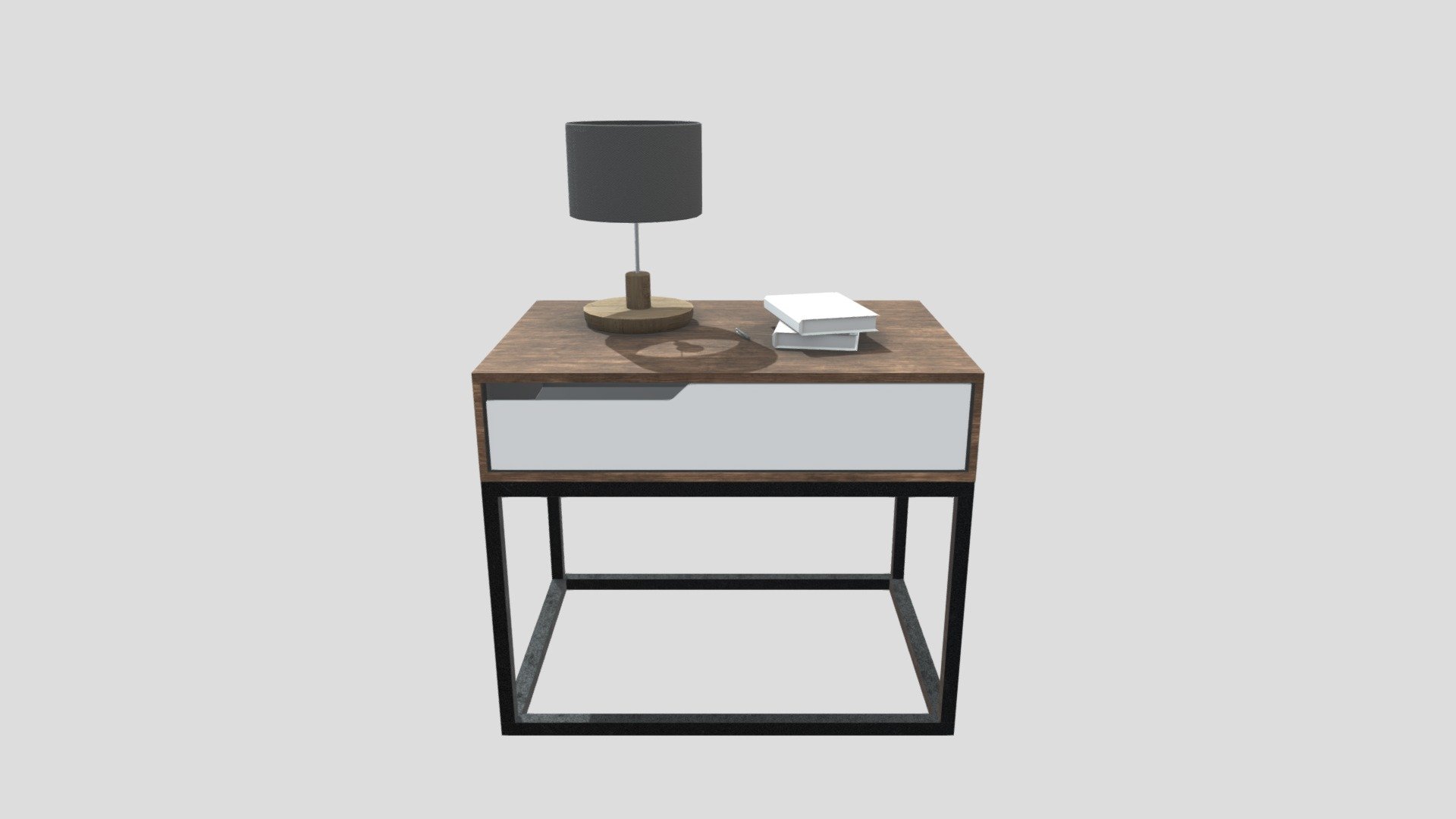 Bedside Table - 3D model by Alex (@alexalessi) [85dfaed] - Sketchfab
