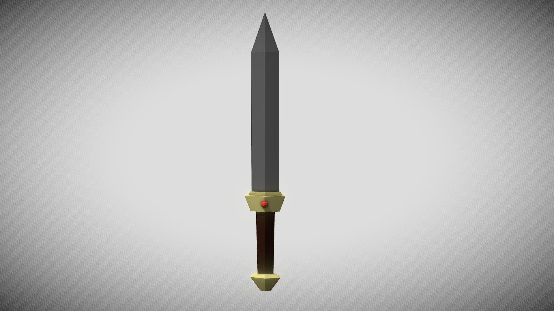 Low Poly Sword - 3D model by Axiis [85e0583] - Sketchfab