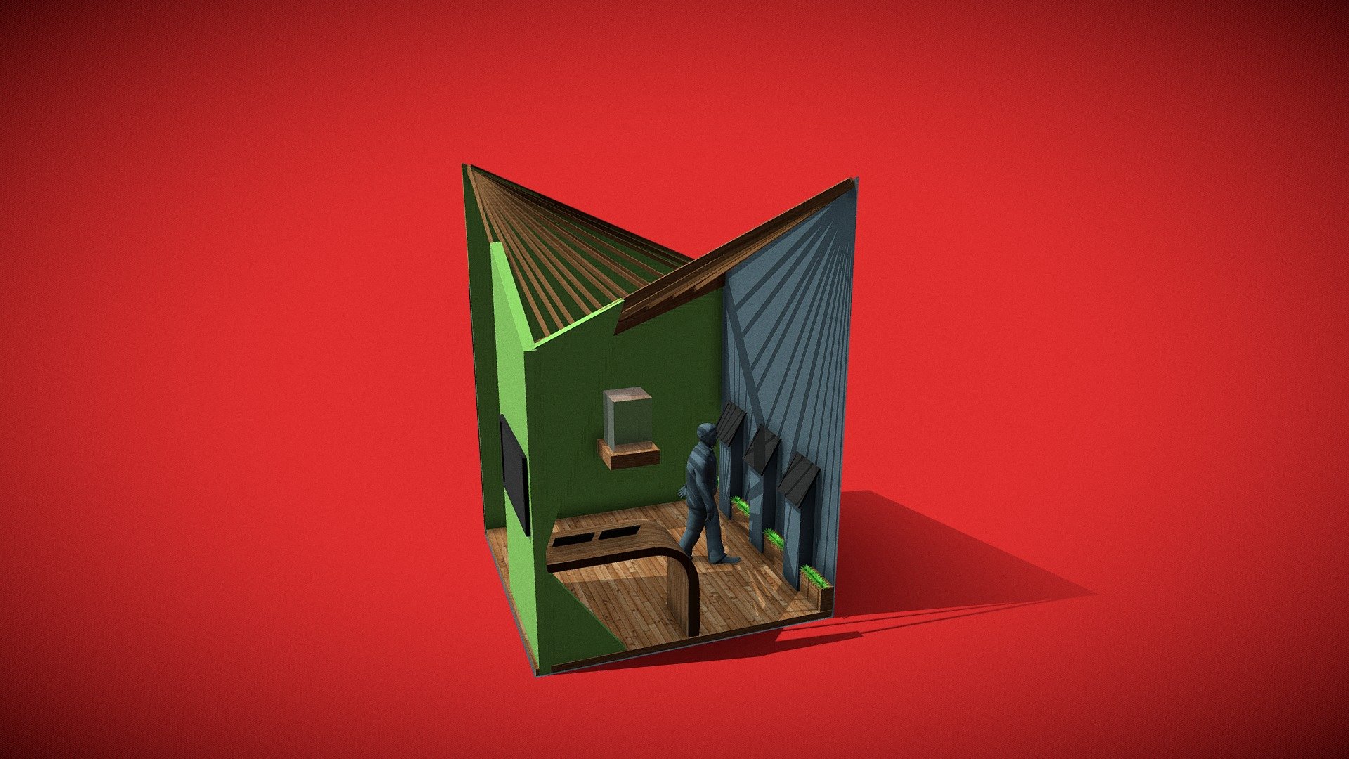 Stand Model by digital&media[labs] - 3D model by dmlmx [85e21b5 ...