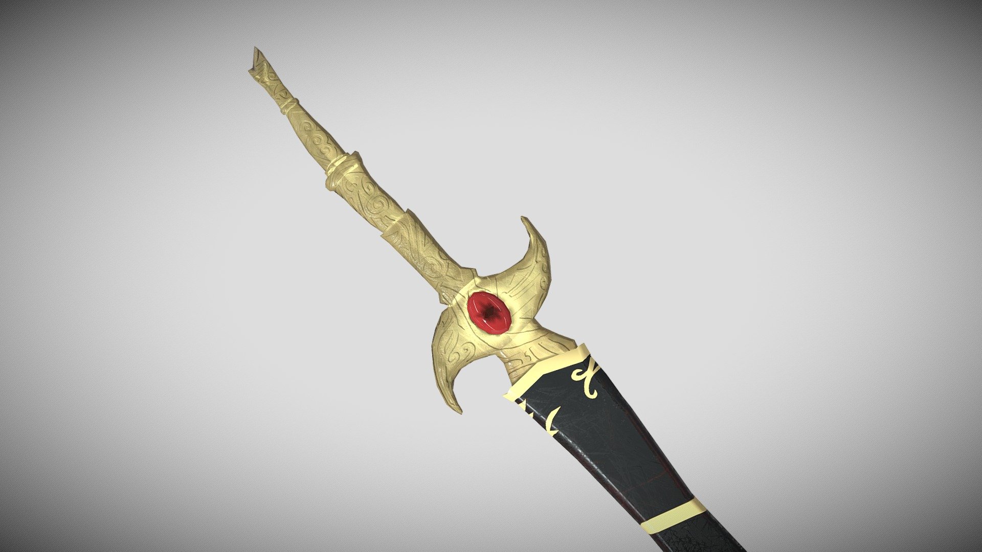 Hua Cheng's Sword - 3D model by newdonutshi [85e468f] - Sketchfab