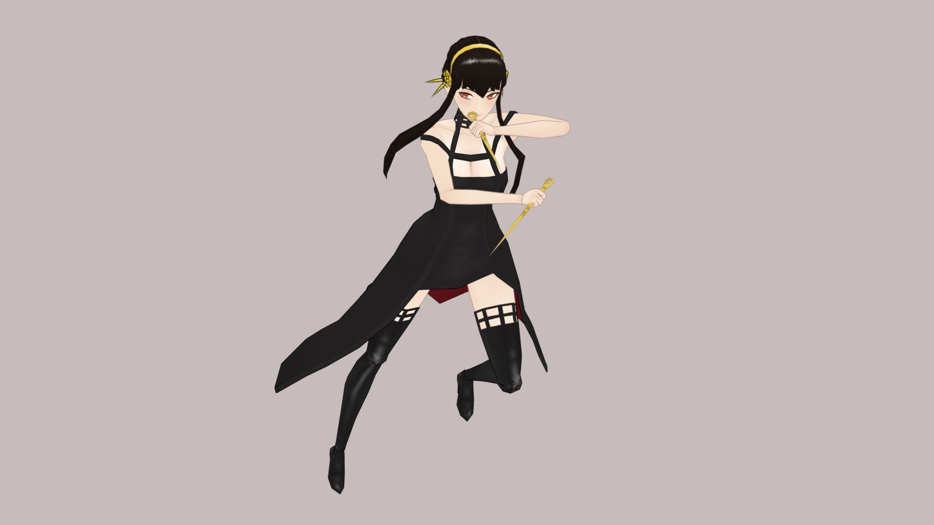 SPYxFAMILY_Yor - 3D model by ORCA (@bbalgan.son) [85e4a16] - Sketchfab