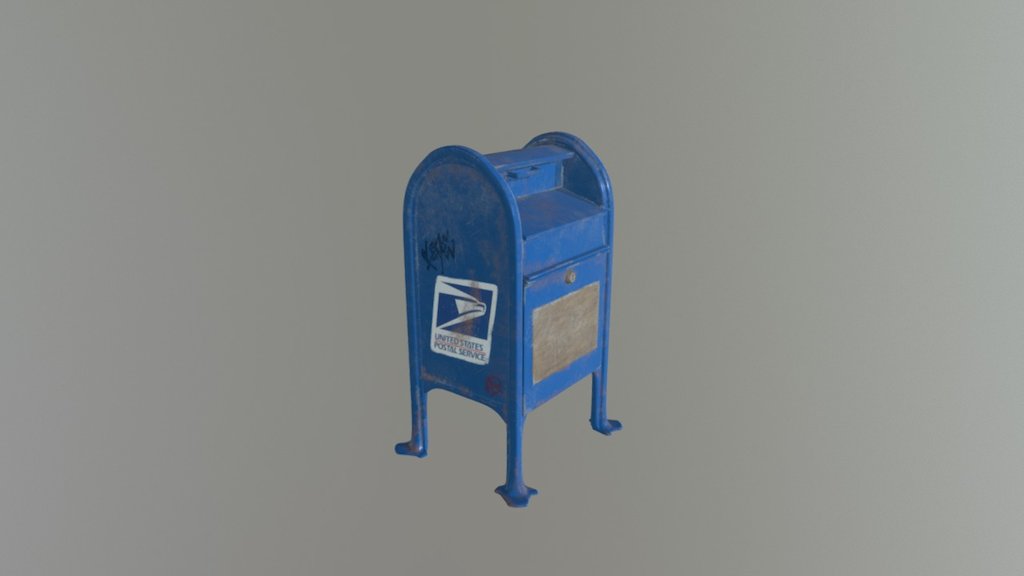 American Mail Bin 3D Model - Download Free 3D model by hogthecomputer ...