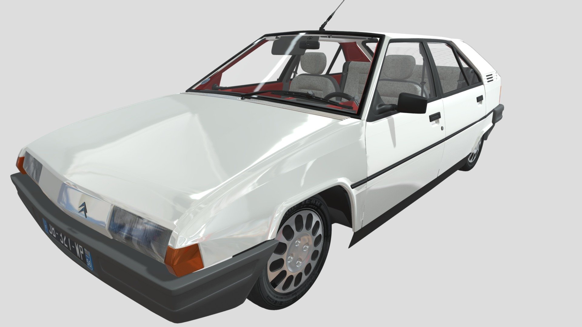 Citroen BX - Download Free 3D model by boitaloran [85e5151] - Sketchfab