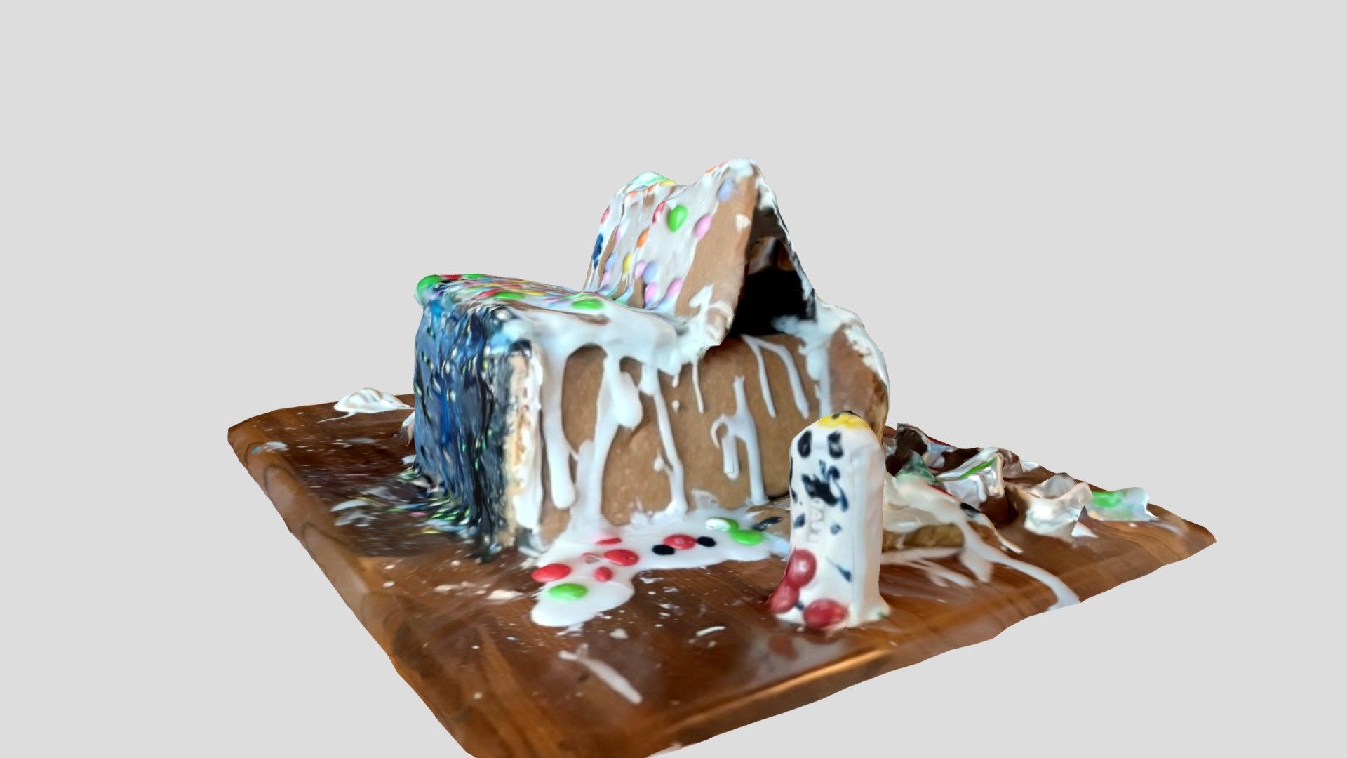 Gingerbread house 2 - 3D model by TSACS [85e5e1a] - Sketchfab