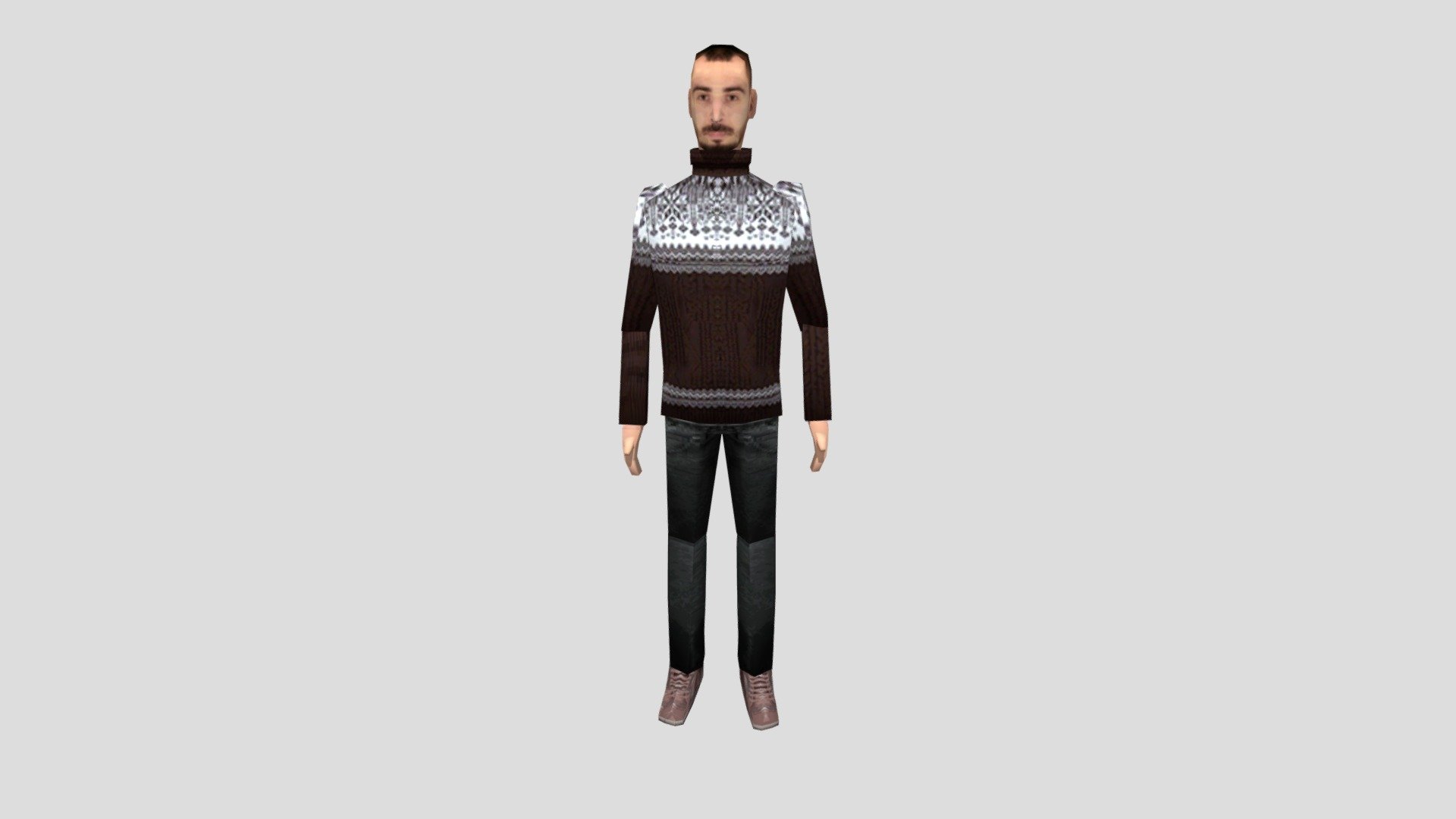 Ps1 Character Idle Animation Download Free 3d Model By Suffercord
