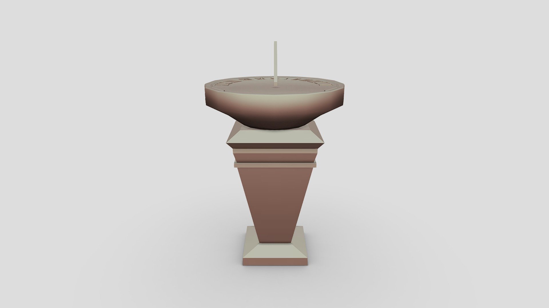 Sun Dial - Download Free 3D model by BMurkin9 [85e7813] - Sketchfab