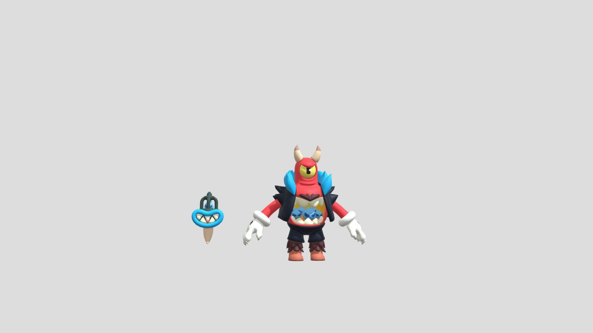 Brawl stars Final Boss Rico - Download Free 3D model by Cartoon splash ...