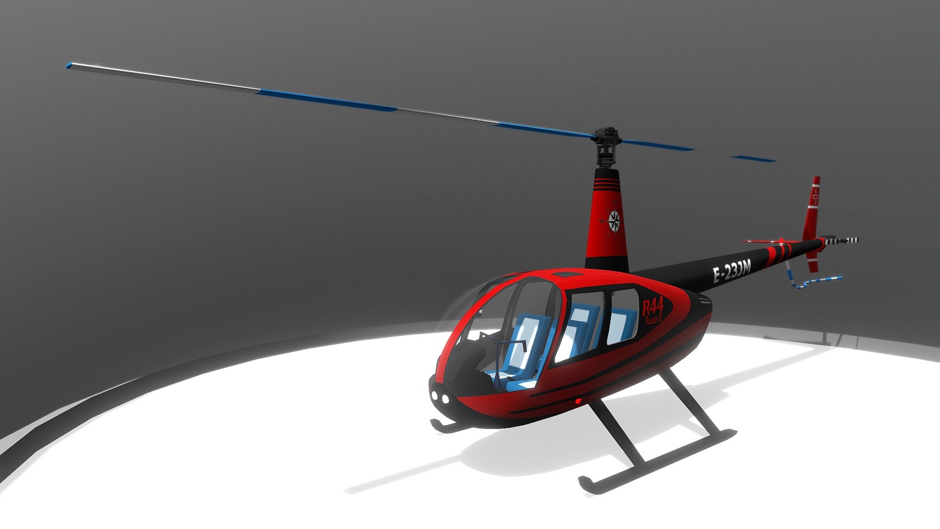 Robinson R44 Raven II - 3D model by James Morrison (@jamesmorrison ...