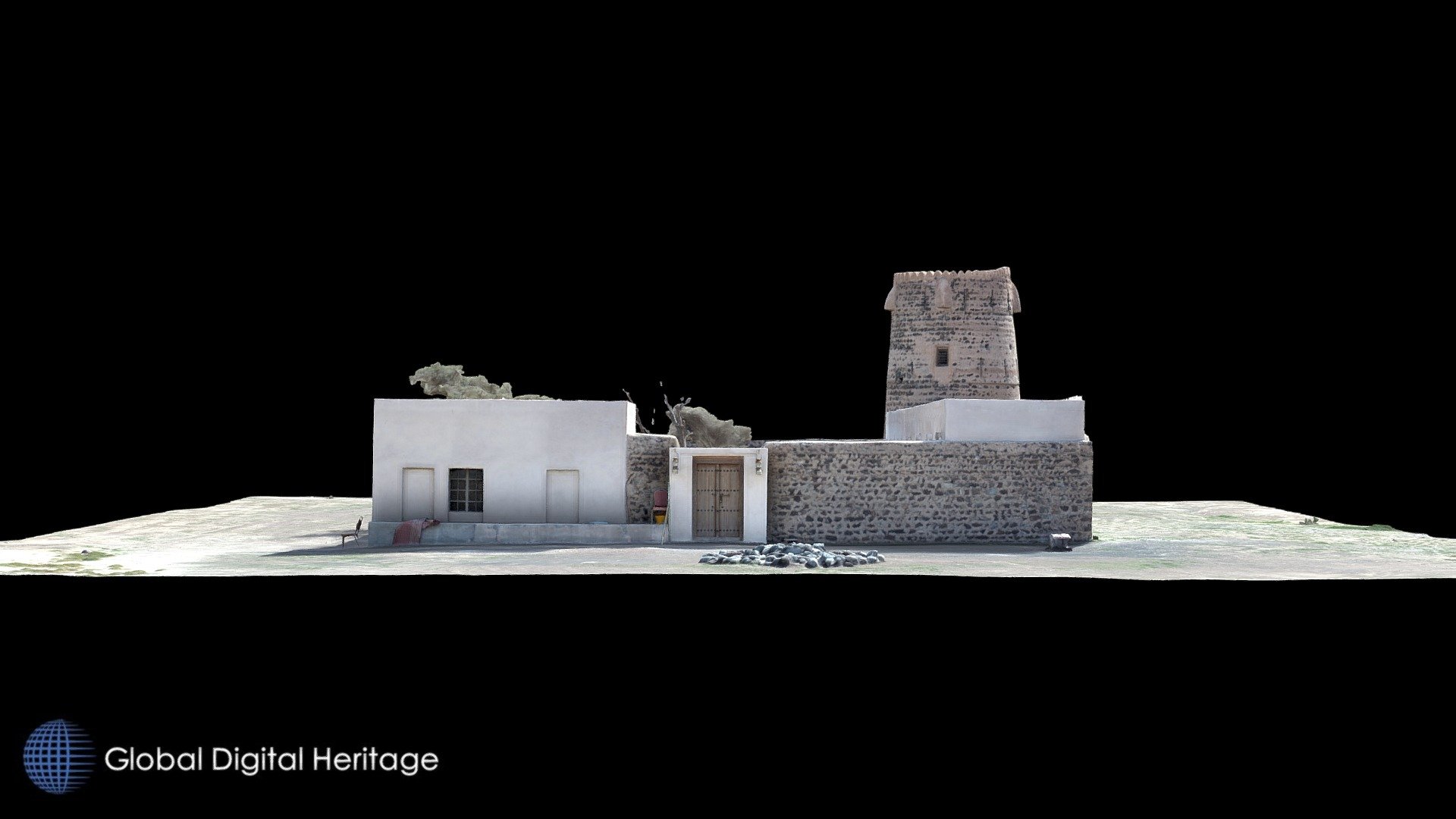East Fort at Fili, Sharjah, UAE - Download Free 3D model by Global ...