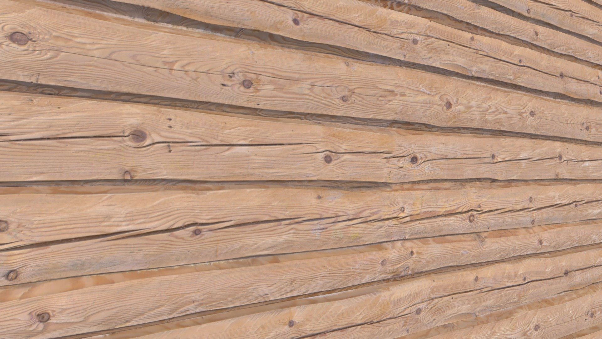 Seamless Log Wall - 3D model by koukku [85f15bd] - Sketchfab