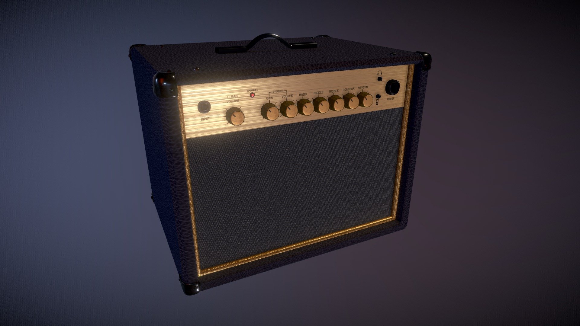 marshall amplifier - 3D model by anyaachan [85f275e] - Sketchfab