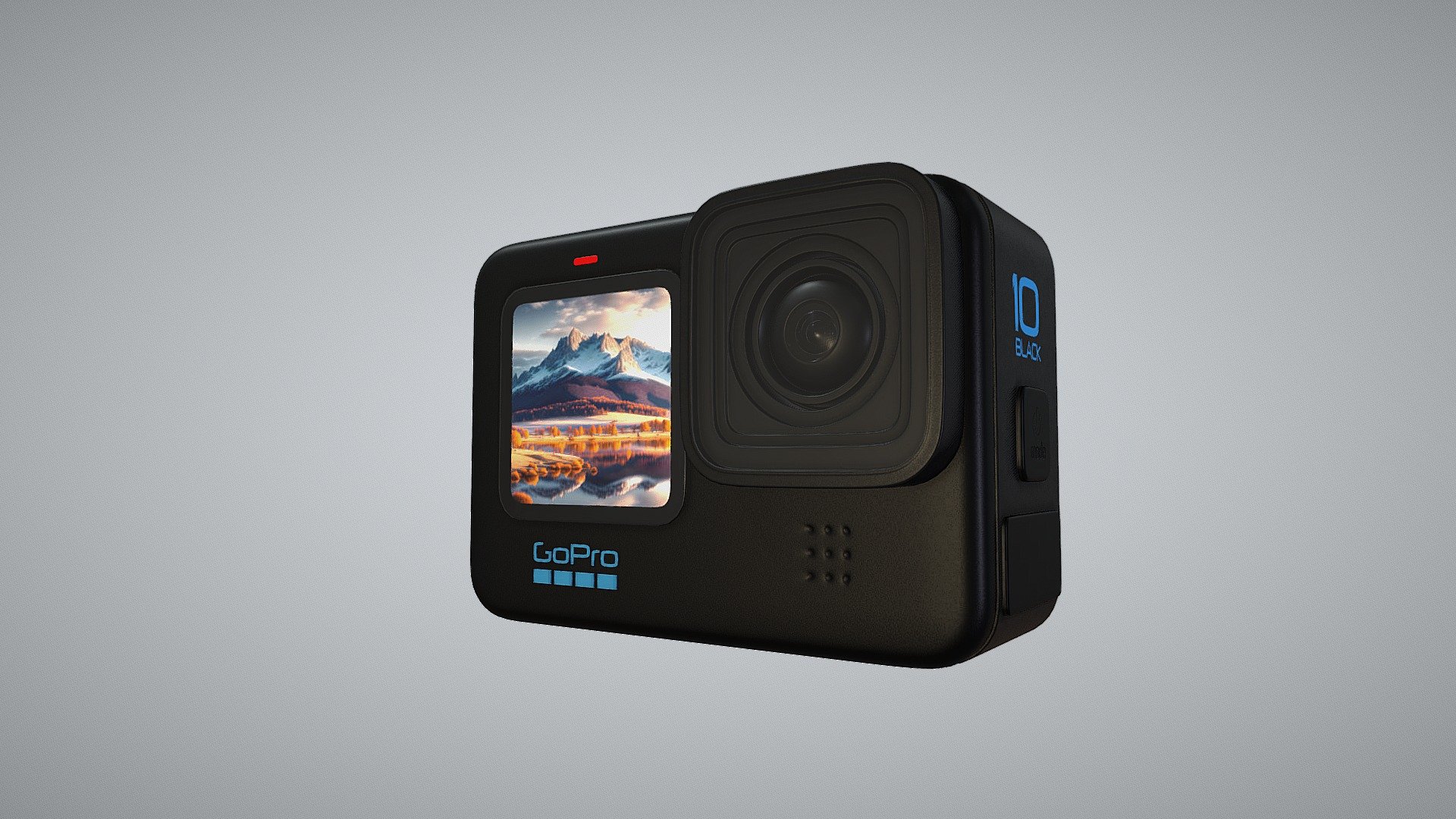 Gopro 10 - Download Free 3D model by Aniki_art (@alfala) [85f4526] - Sketchfab
