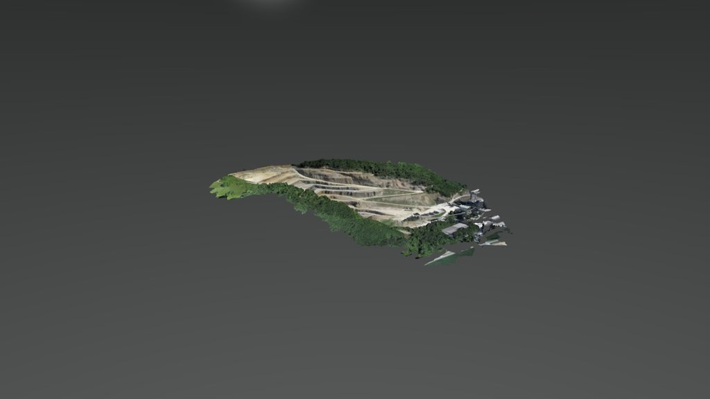 Rock Quarry Example Simplified 3D Texture Mesh - 3D model by Bird's Eye ...